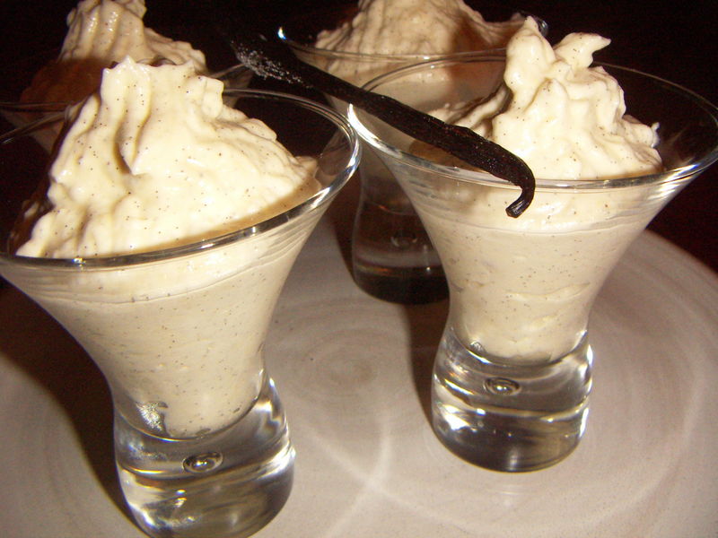 Mousse à la vanille – Eva Cuisine